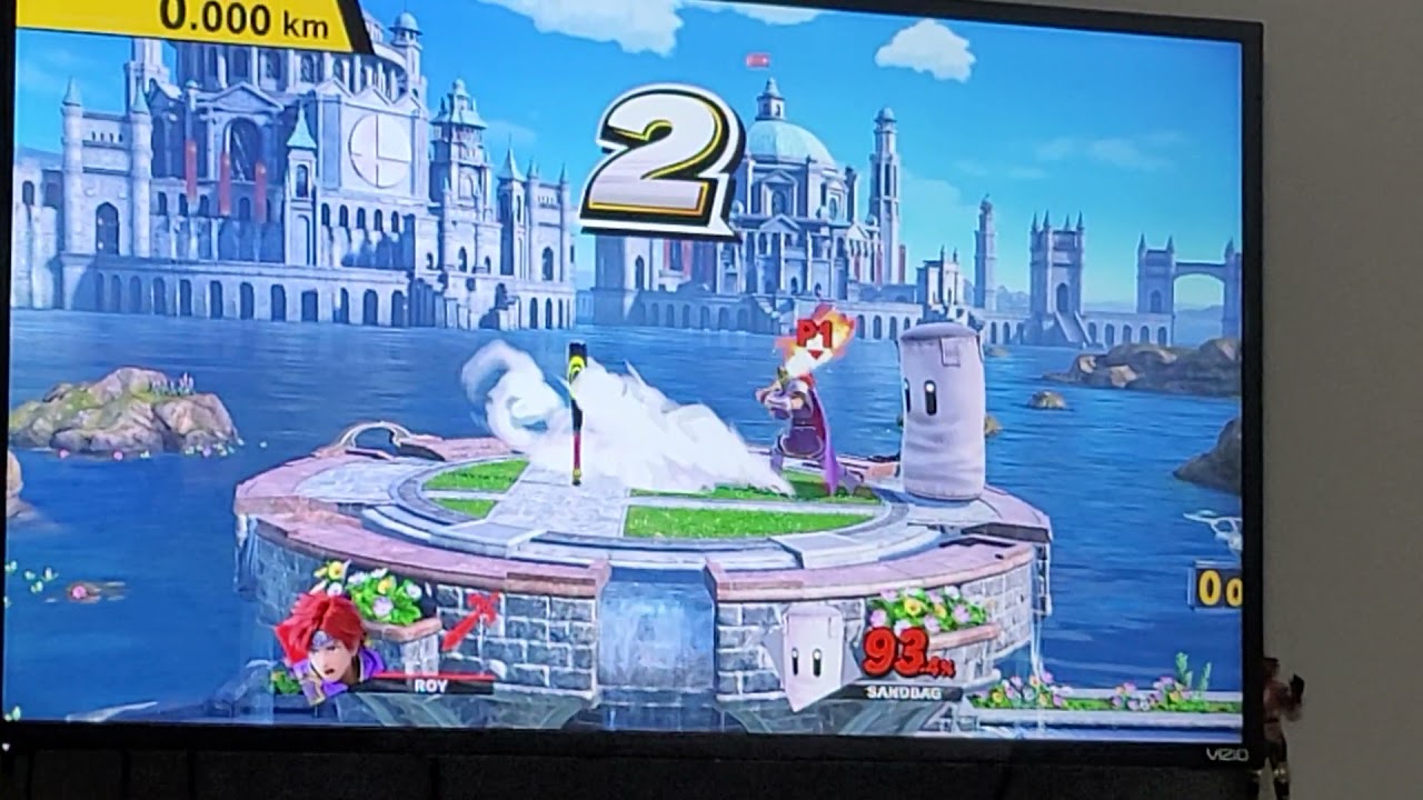 super smash bros ultimate home run contest 818km by roy - YouTube