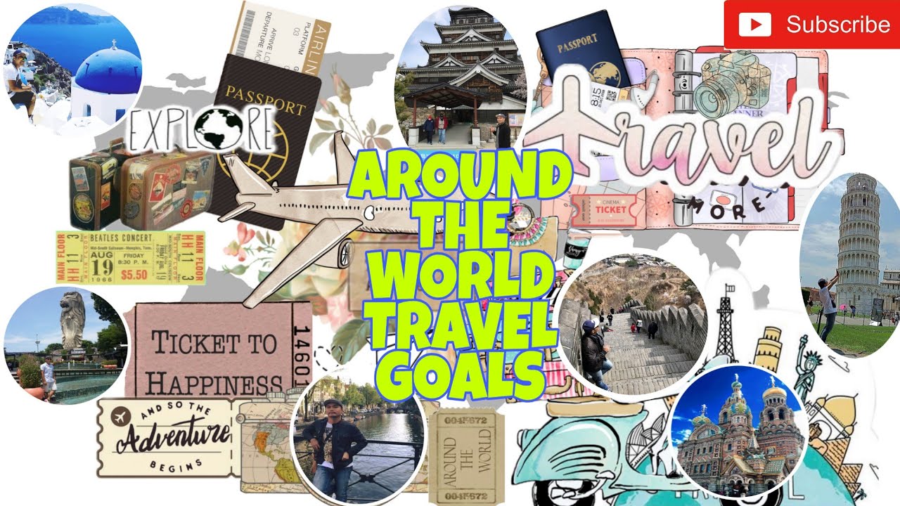 Travel to 6 Continents And 85 countries| DIY TRAVEL GOALS Around the ...