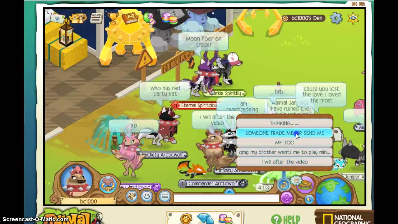 Animal Jam-Trading and mail part 2 - YouTube