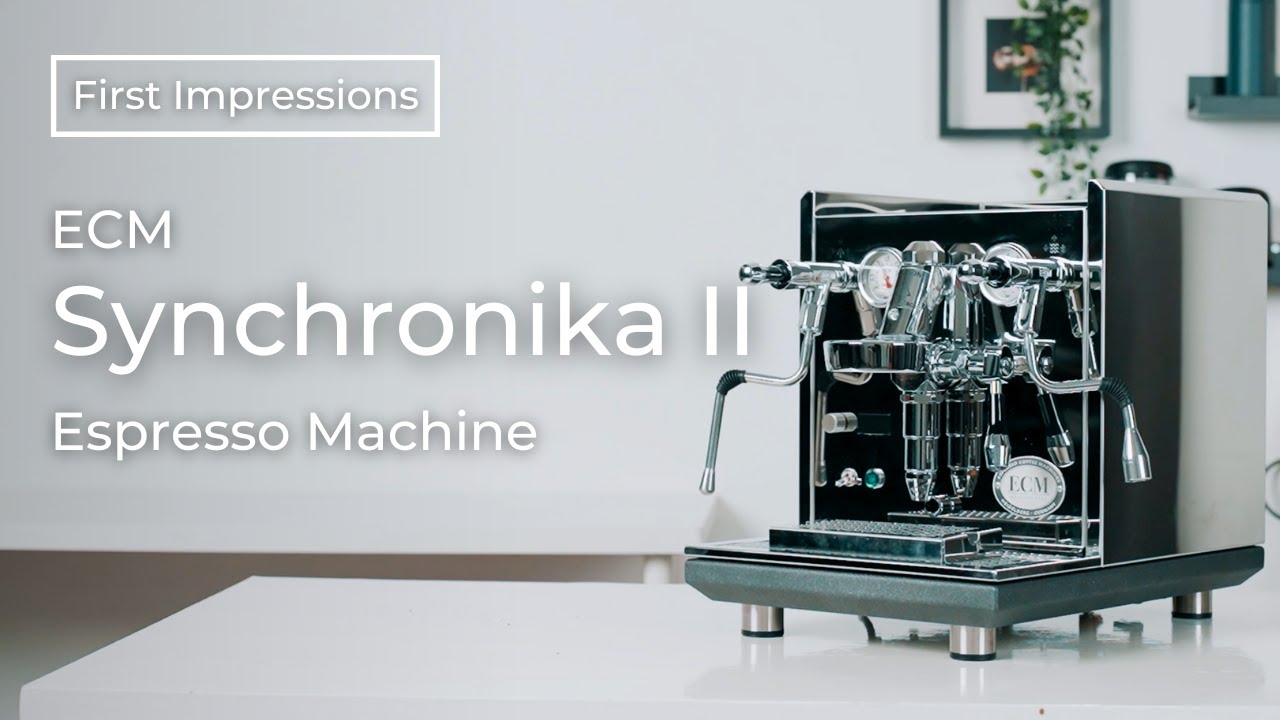 The Flagship ECM Synchronika II Espresso Machine | First Impressions ...