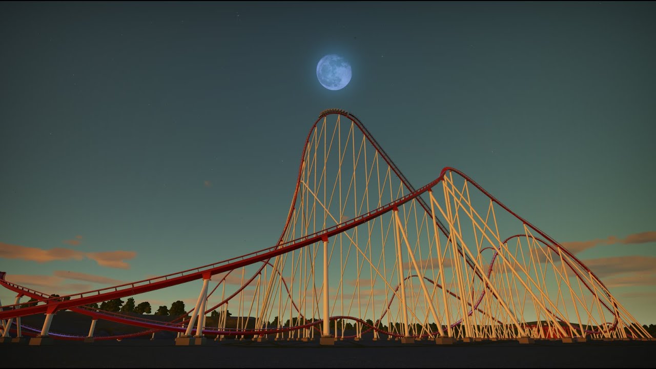 Red Star - B&M Giga Coaster - Planet Coaster (4K POV) - YouTube