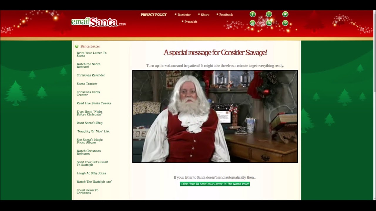 WRITING A LETTER WITH EMAIL SANTA - YouTube