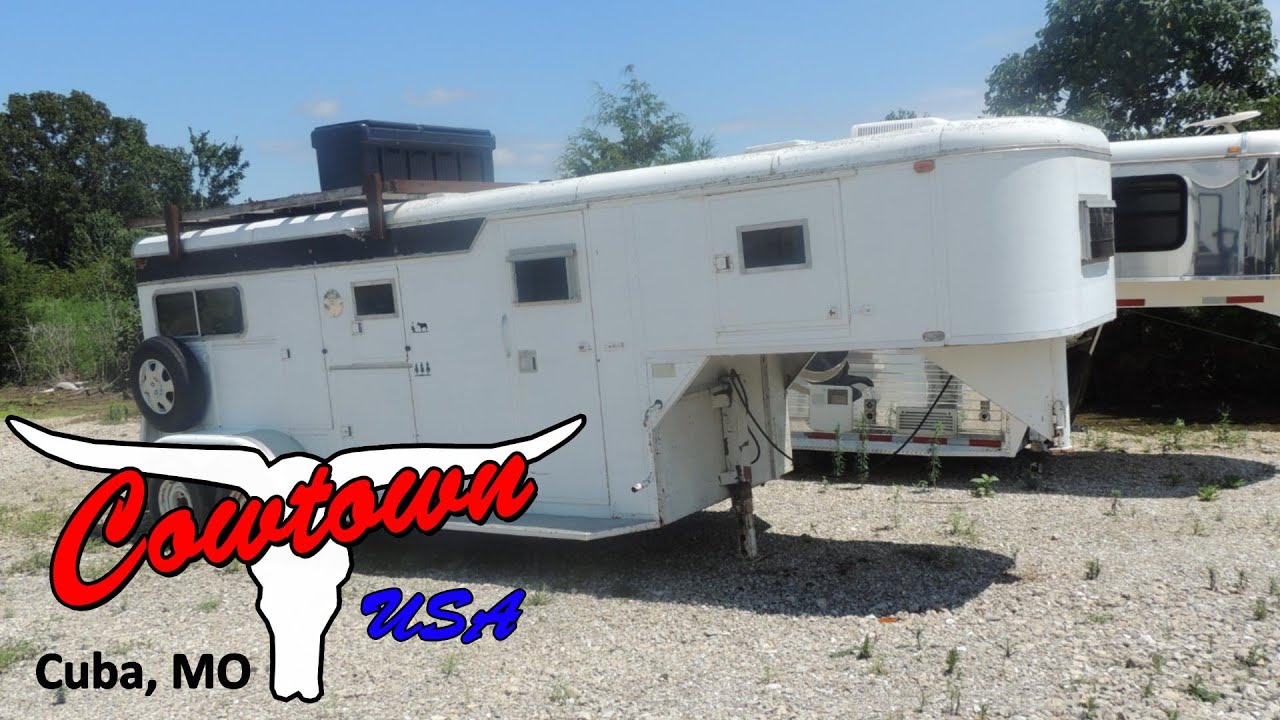 McQuerry Weekender 2 Horse Gooseneck LQ Straightload - YouTube