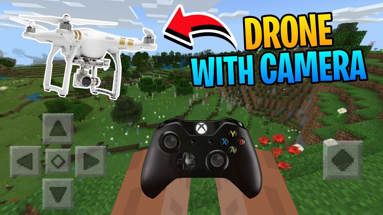 Drone Mod For Minecraft Pe | Drone With Controller - YouTube