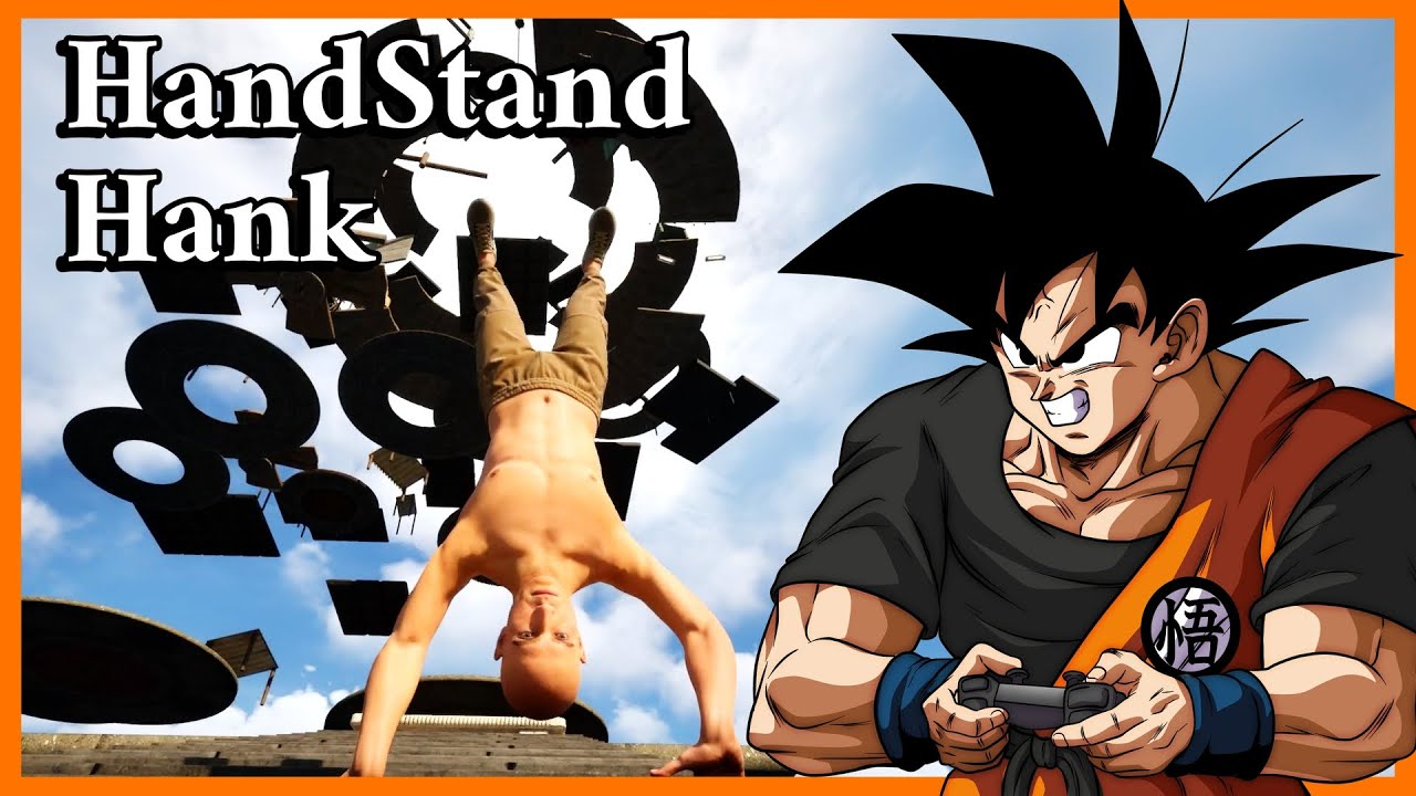 GOKU CRASHES OUT! | Handstand Hank - YouTube