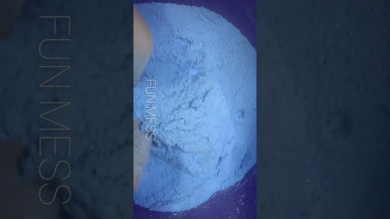 Blue Gym Chalk Powder Play #asmrdustfest2022 - YouTube