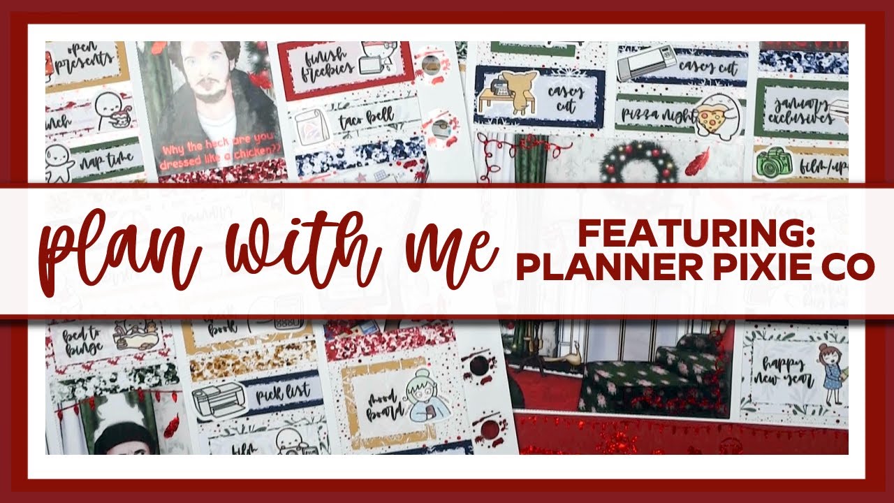 Plan With Me // Kevin (Planner Pixie Co) - YouTube