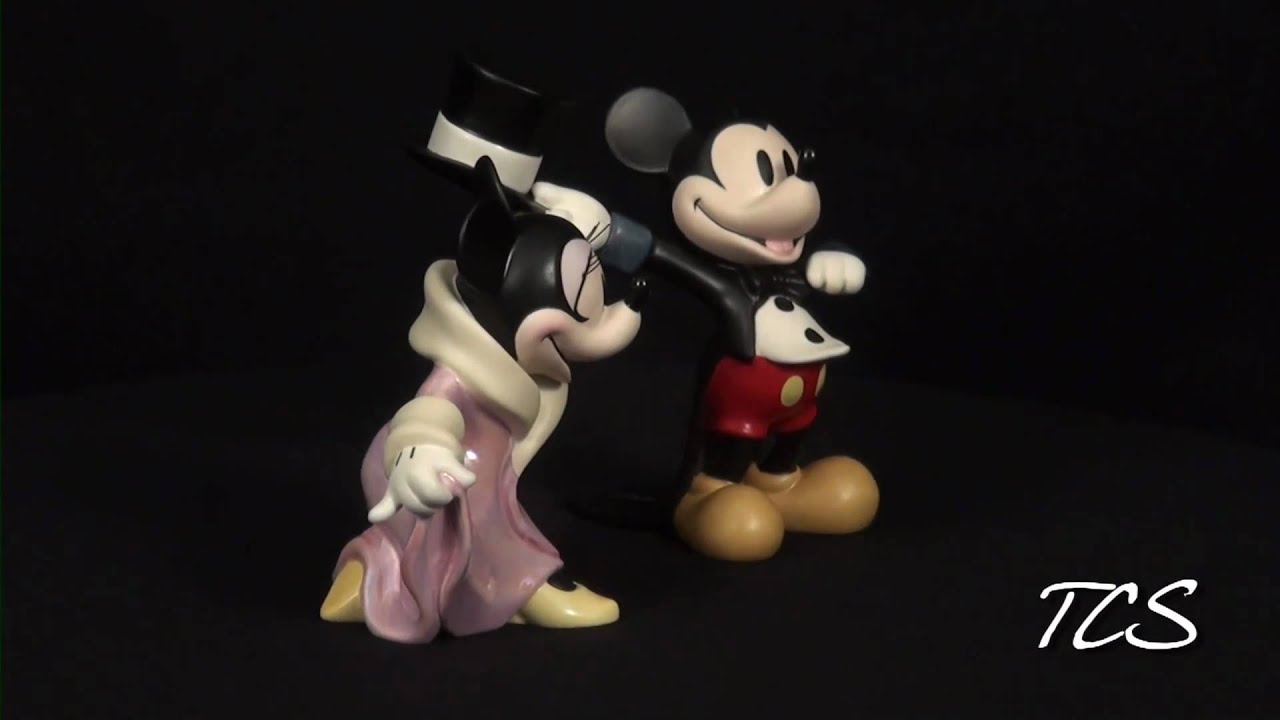 WDCC Mickey's Gala Premier Mickey And Minnie Mouse - YouTube