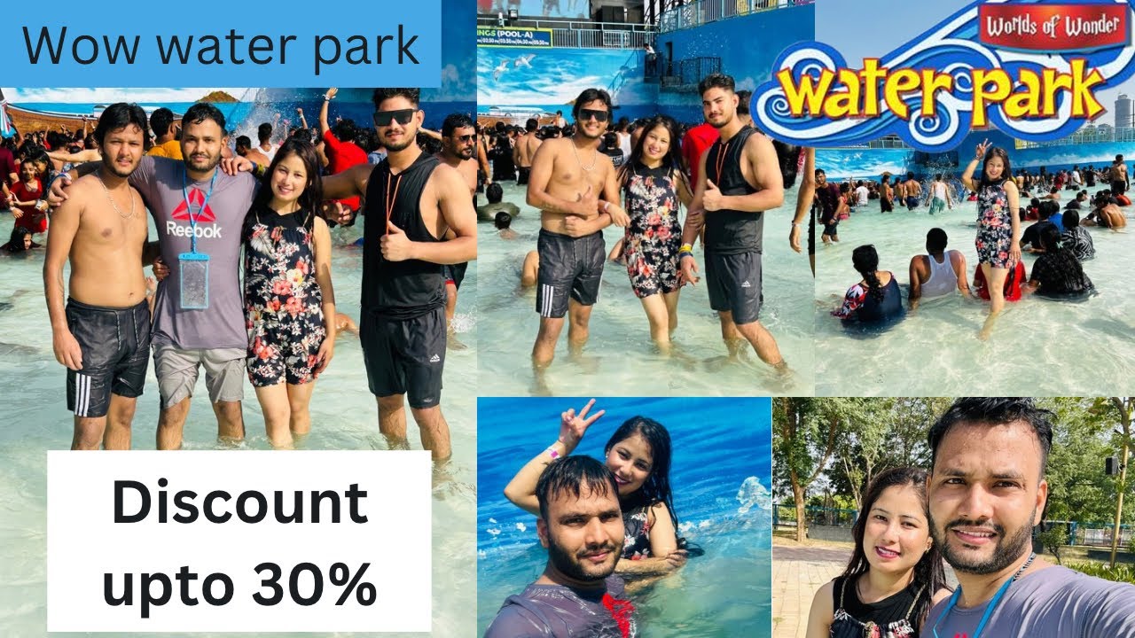 Wow water park ! Noida biggest waterpark ! Noida worlds of wonder😍🥰 ...