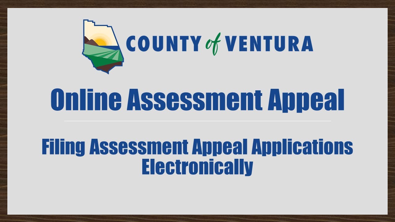 Online Assessment Appeals - Filing Assessment Appeal Applications ...
