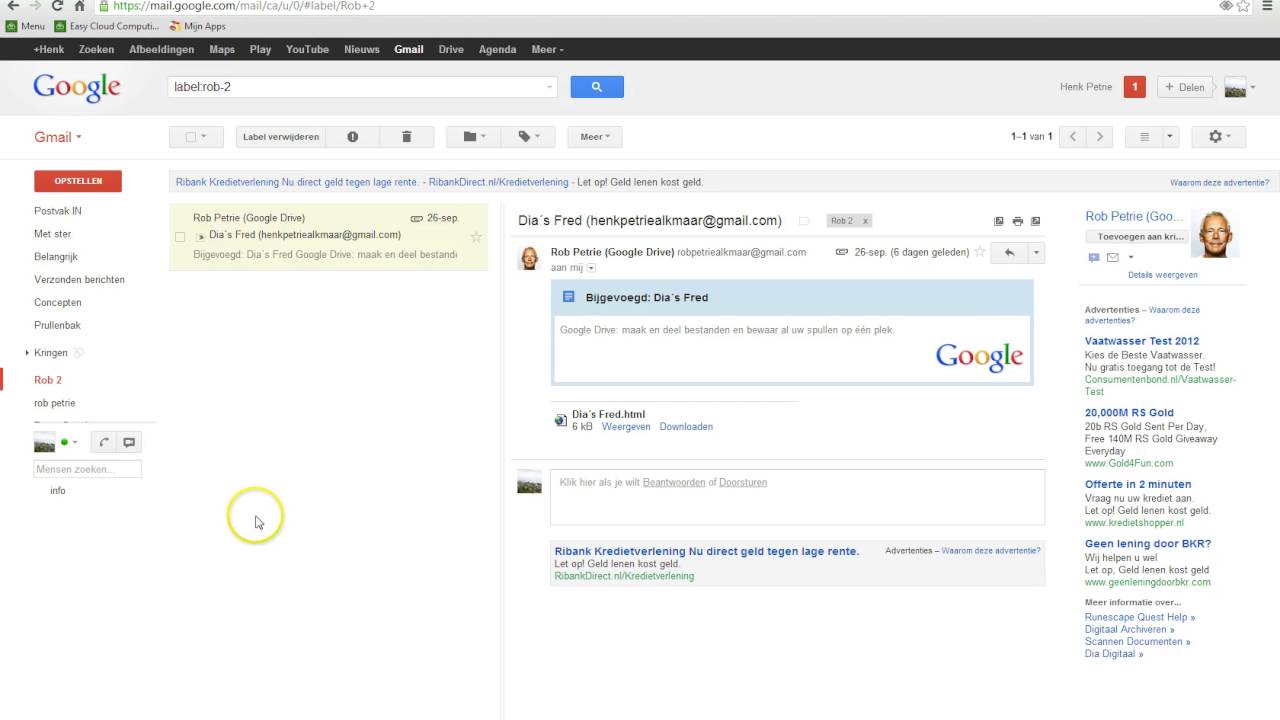 GMAIL menu - YouTube