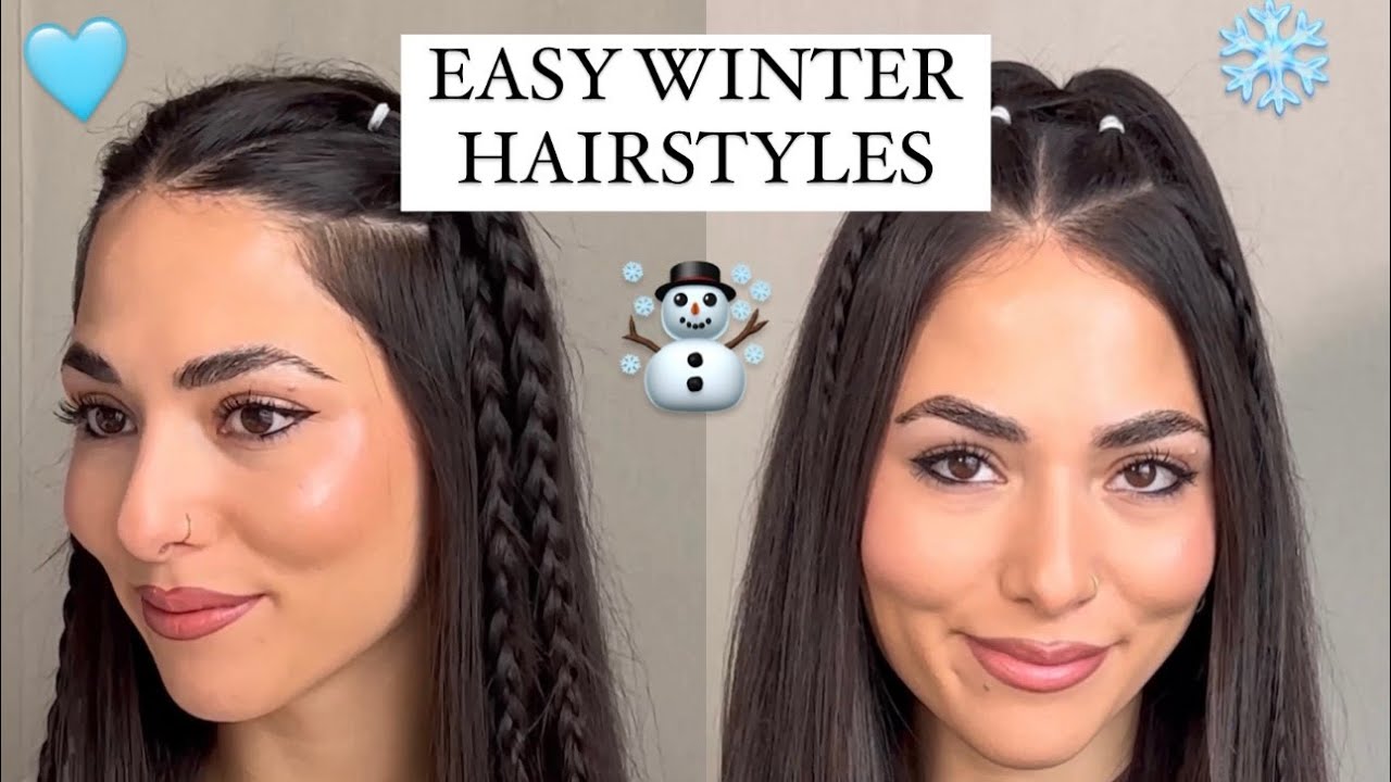 4 Easy Quick Hairstyles ππ₯ For Short Medium And Long Hair Length