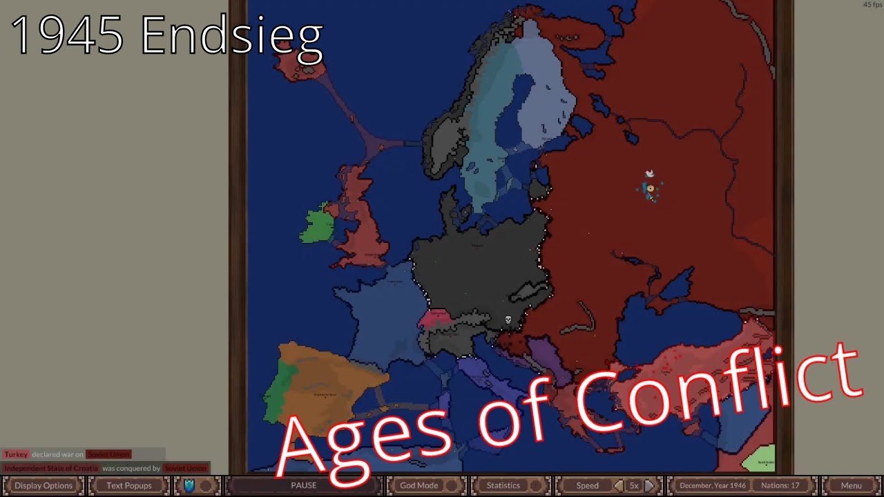 Endsieg 1945 Europe Timelapse - Ages of Conflict World War Simulator ...