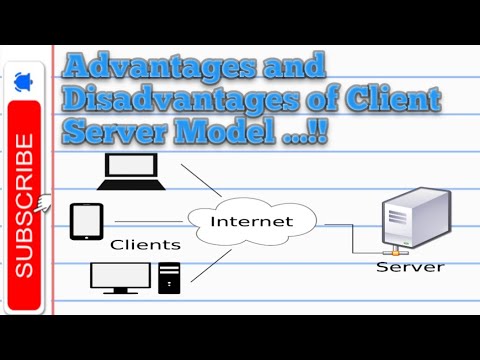 advantages and disadvantages of client server model in Urdu/Hindi - YouTube