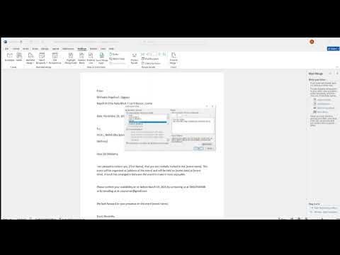 How to do mail merge - YouTube