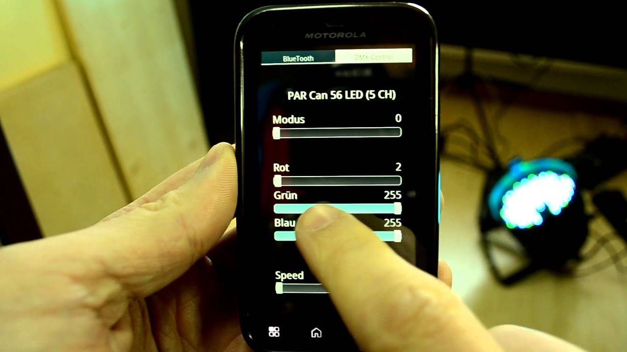 Android DMX Controller - YouTube
