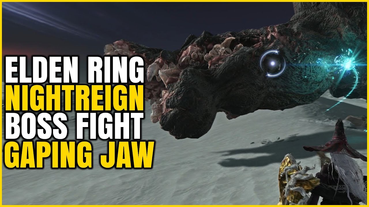 Elden Ring Nightreign | Gaping Jaw / Adel Baron of the Night Boss Fight ...