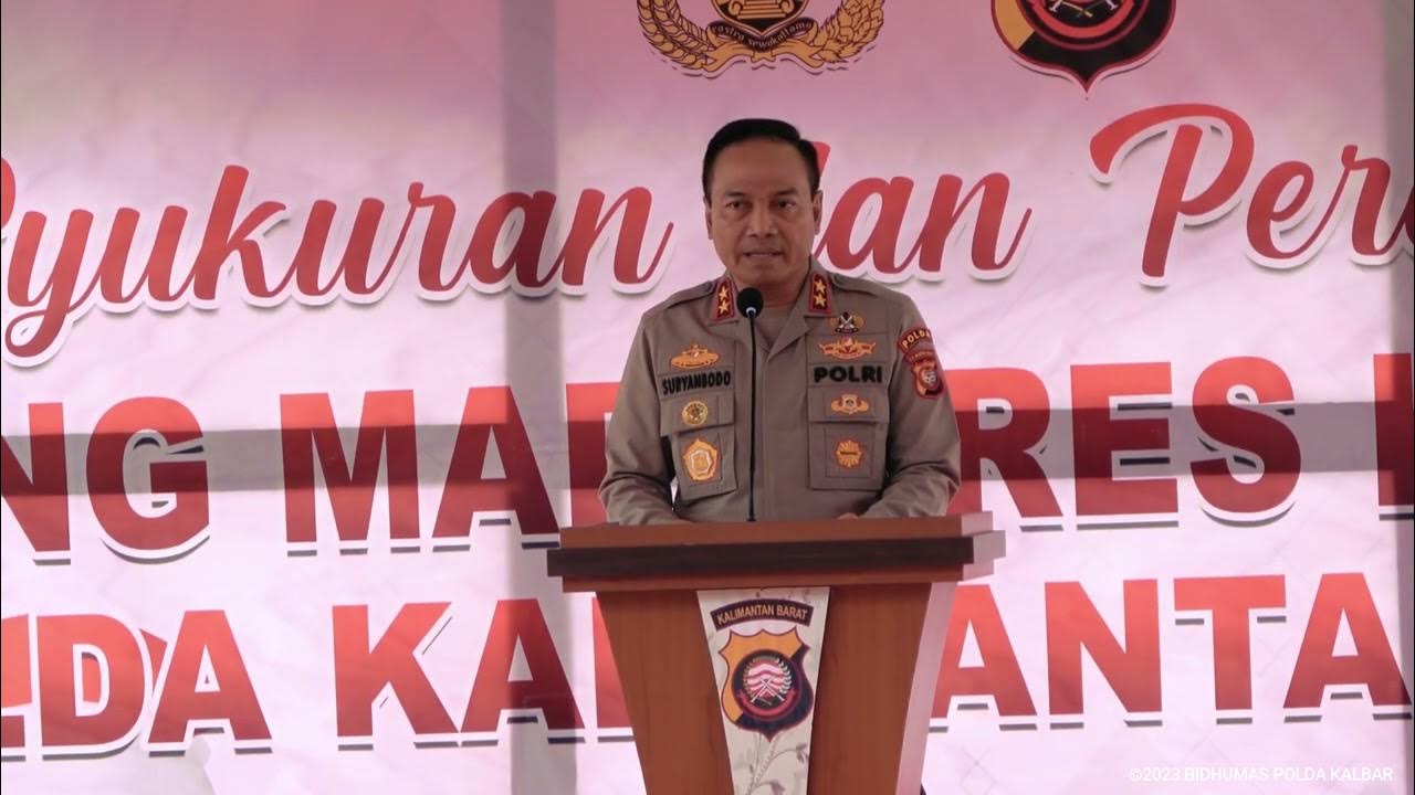 Kapolda Kalbar Resmikan Gedung Baru Polres Kubu Raya - YouTube
