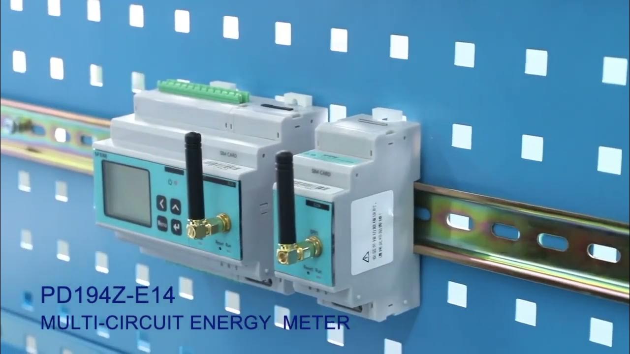 PD194Z-E14 Multi-circuit Energy Meter ELECNOVA/SFERE ELECTRIC - YouTube