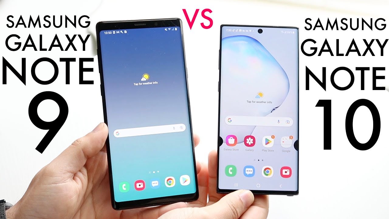 Samsung Galaxy Note 10 Vs Samsung Galaxy Note 9 In 2022! (Comparison ...