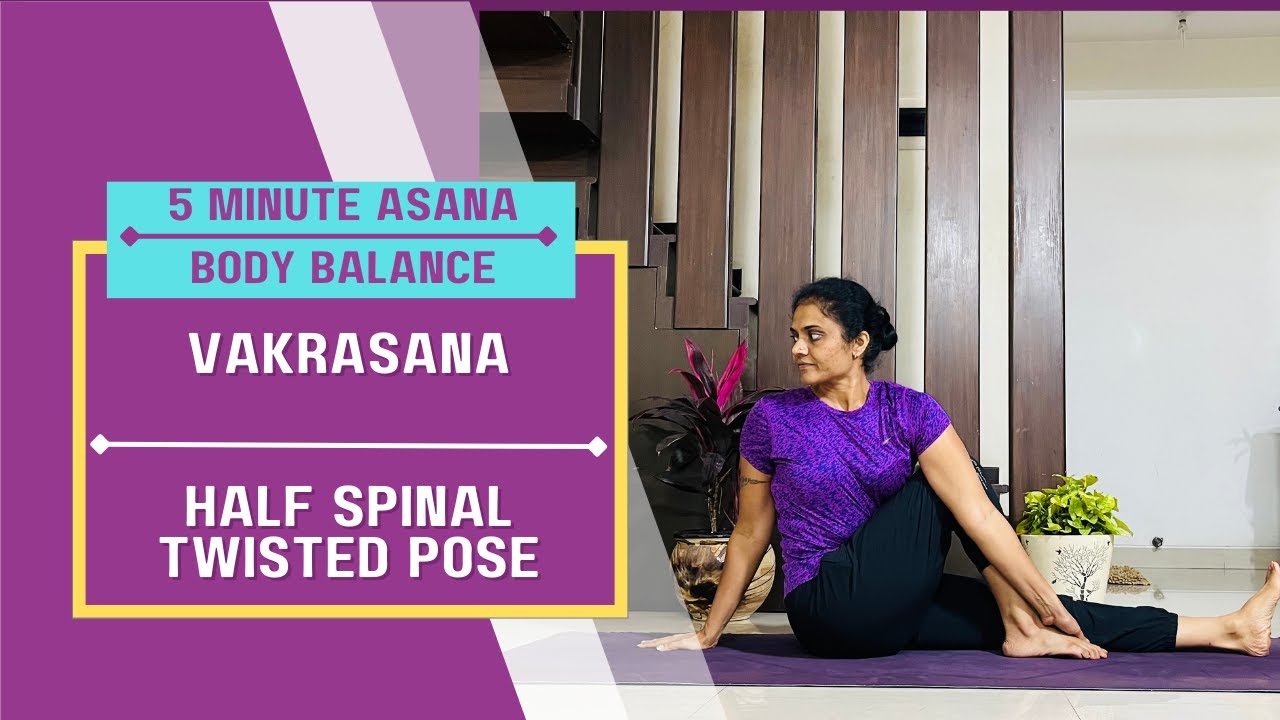 Learn How To Do Vakrasana - Half Spinal Twisted Pose - YouTube