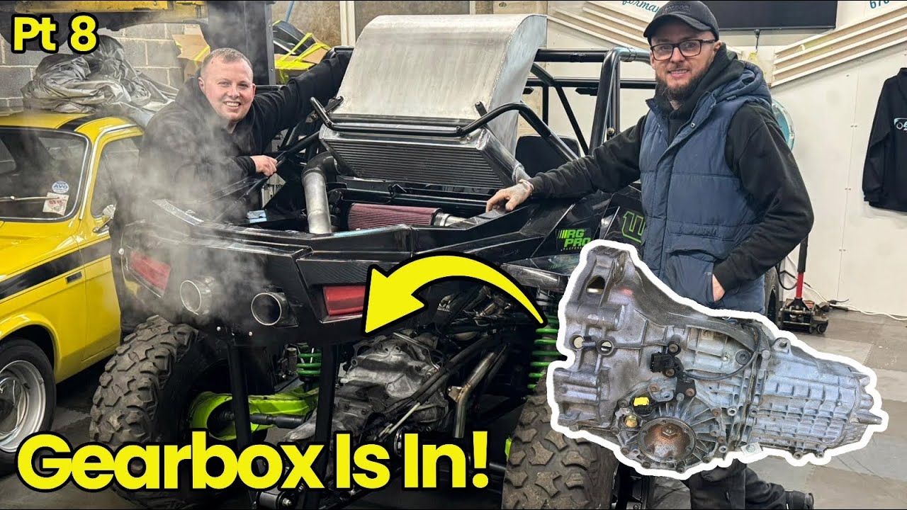GEARBOX IS IN! K20 TURBO WILDCAT BUGGY - Pt8 - YouTube
