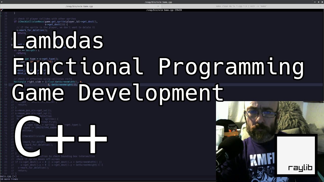 Raylib Game Development In C Functional Programming Youtube