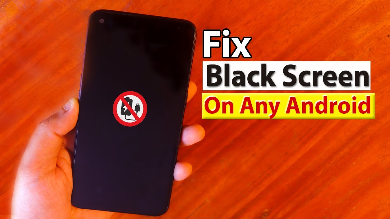 Android Phone Black Screen Fix | Android Won't Turn On | Android Black Screen of death - YouTube