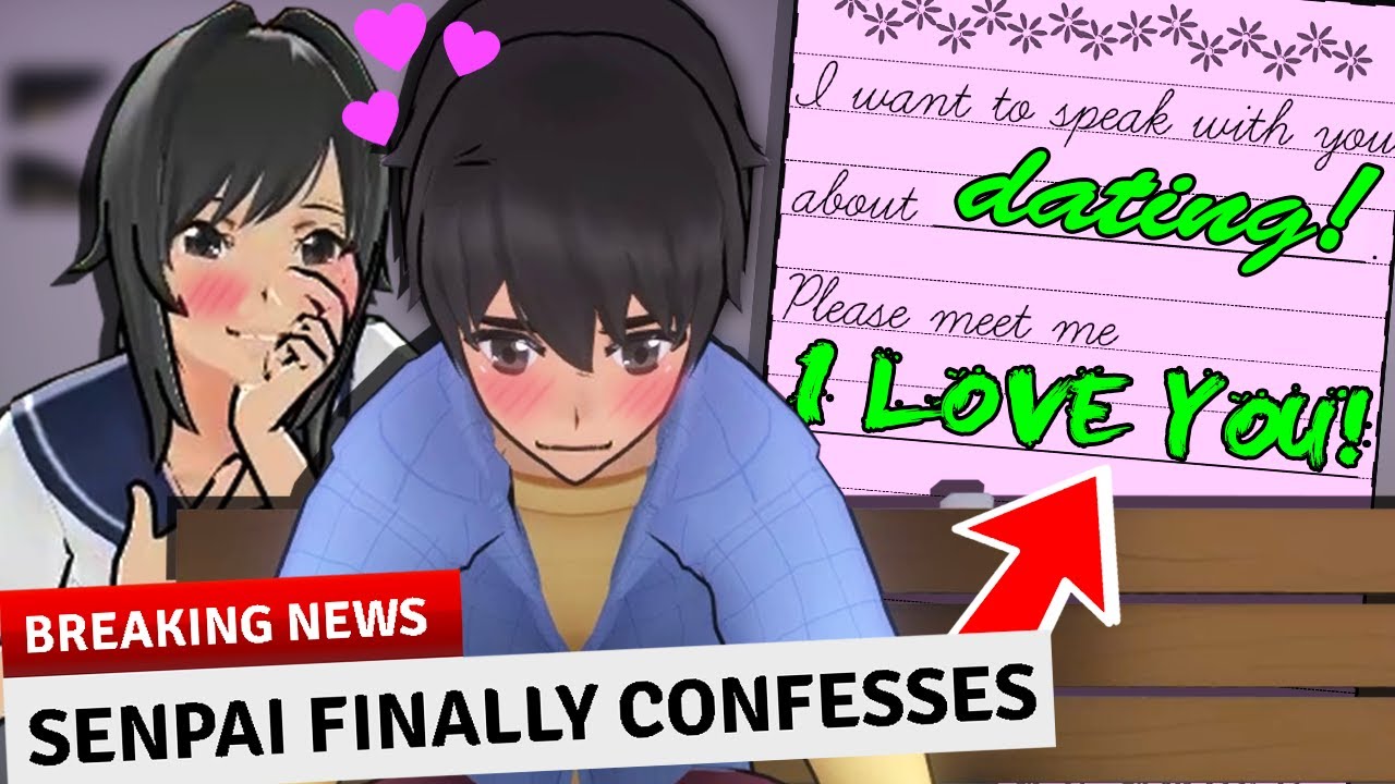 I FINALLY got SENPAI to CONFESS! The HAPPIEST Yandere Simulator ENDING ...