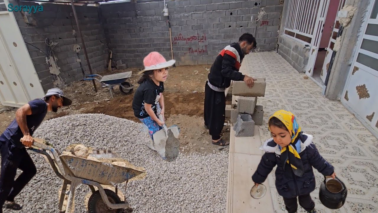 Renovating the house for the arrival of Tayyaba and her sister. - YouTube