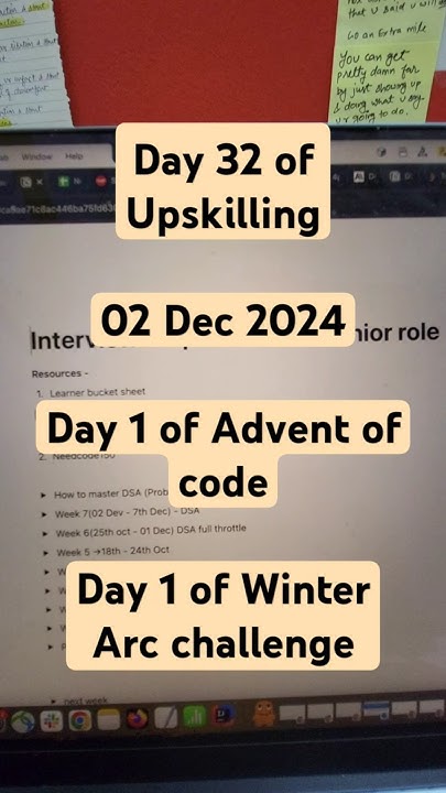#dsa #winterarc #challenge #adventofcode - YouTube