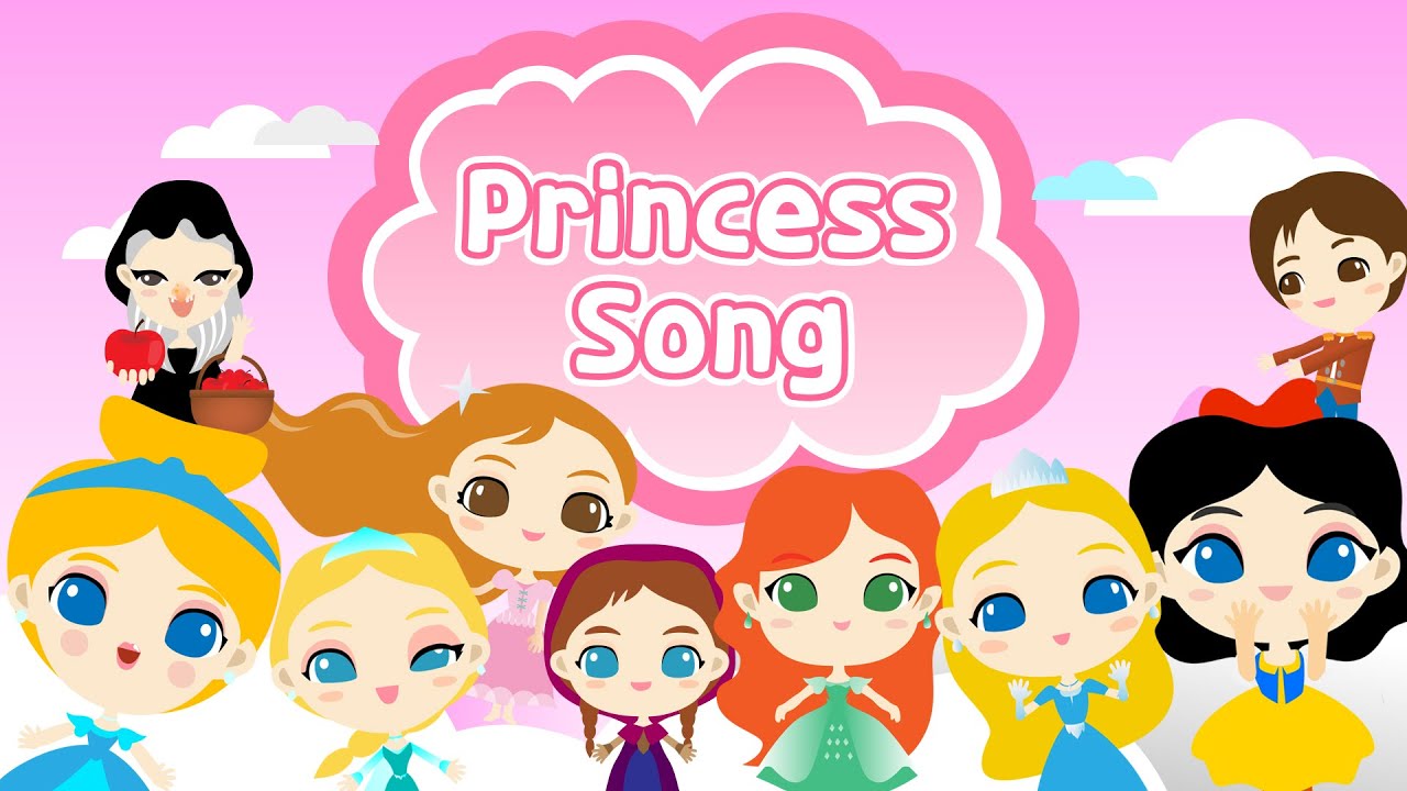 Princess Song | Snow White Cinderella Elsa Rapunzel Aurora | English ...