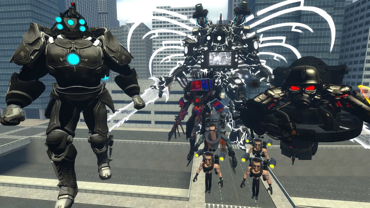 FUTURE SPEAKERMAN VS TRI TITAN, INFECTED CAMERAMAN TITAN, ASTRO ...