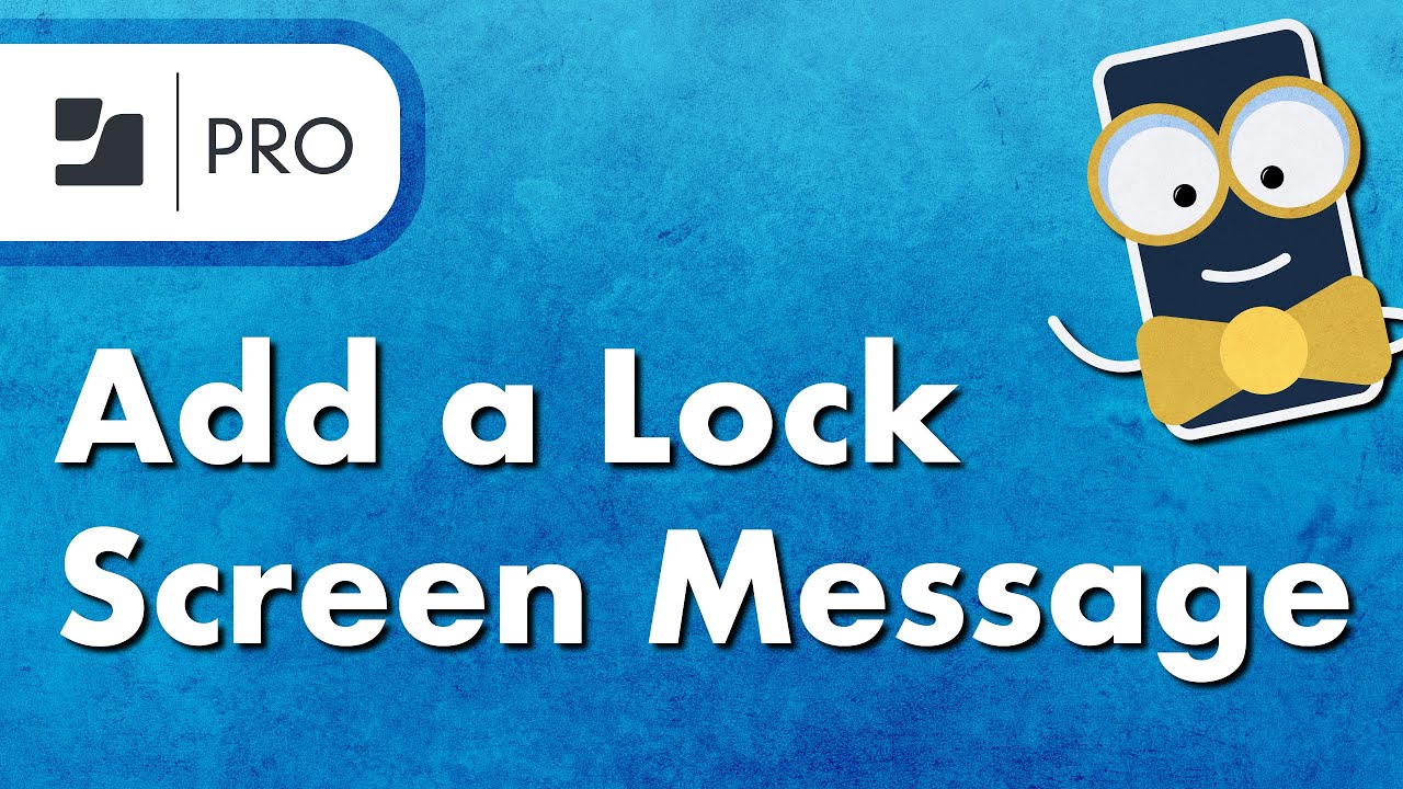 How to Add a Lock Screen Message in Jamf Pro - YouTube