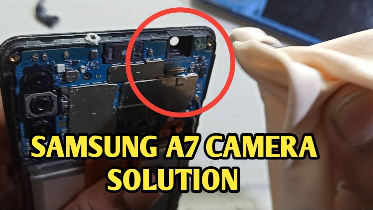 SAMSUNG A7 Camera Solution | How to clean samsung A7 camera dust - YouTube