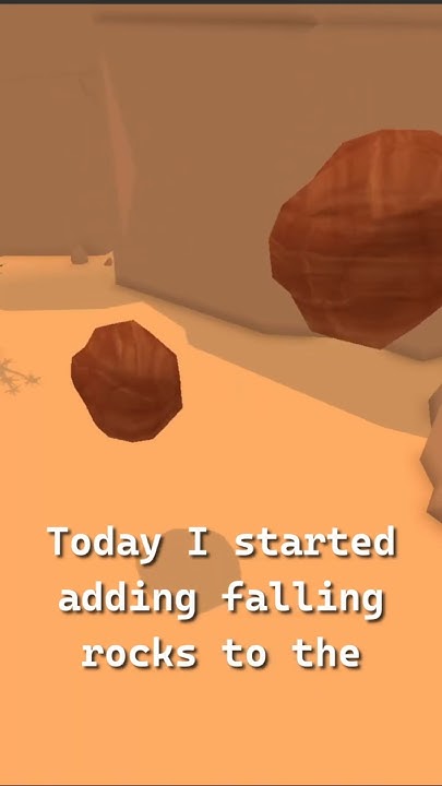 Adding FALLING ROCKS #gamedev #game #indiegame - YouTube