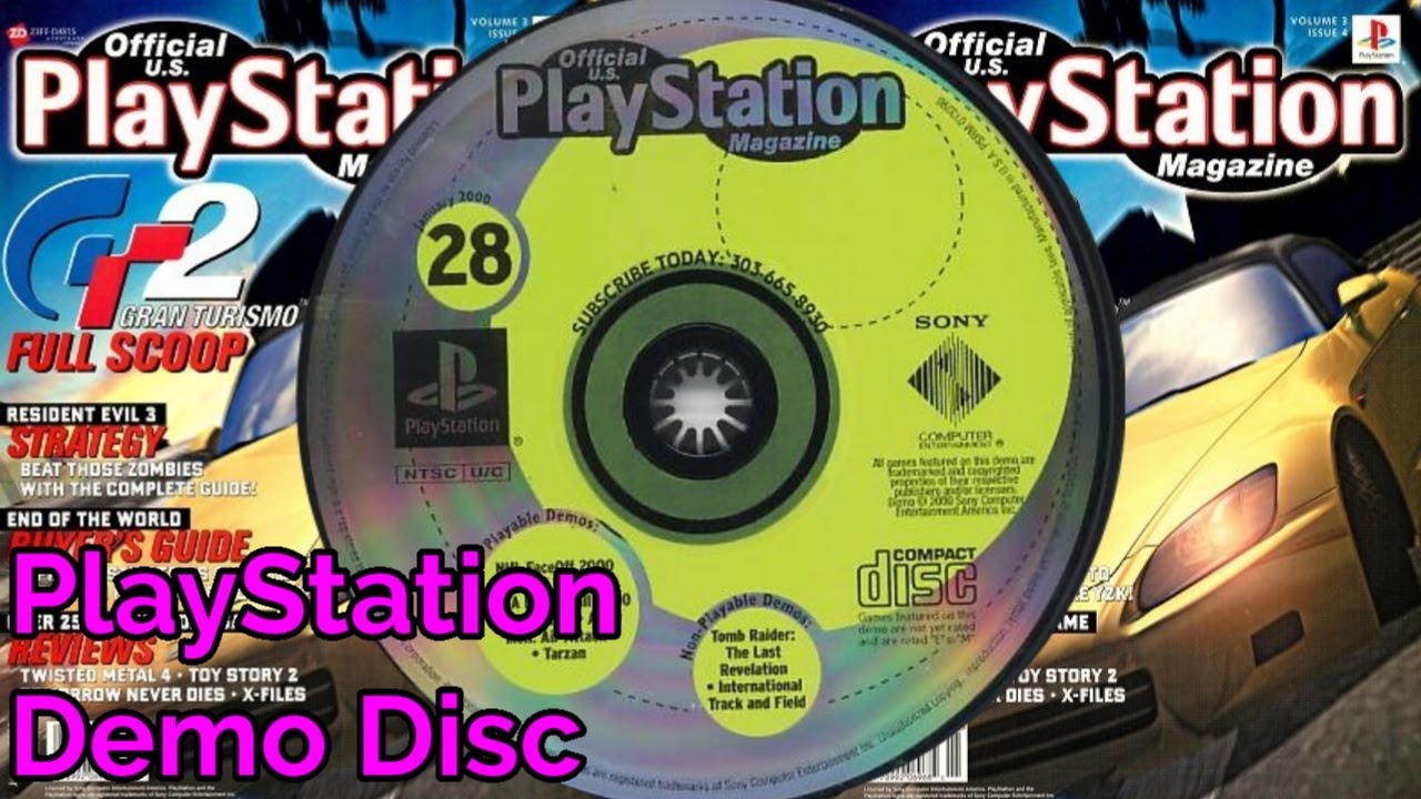 PlayStation Magazine Demo Disc 28 - Jan/2000 - YouTube