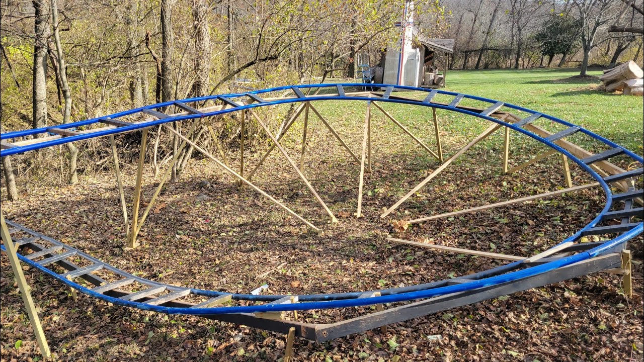 My Awesome Backyard Roller Coaster Update! Longer track! - YouTube