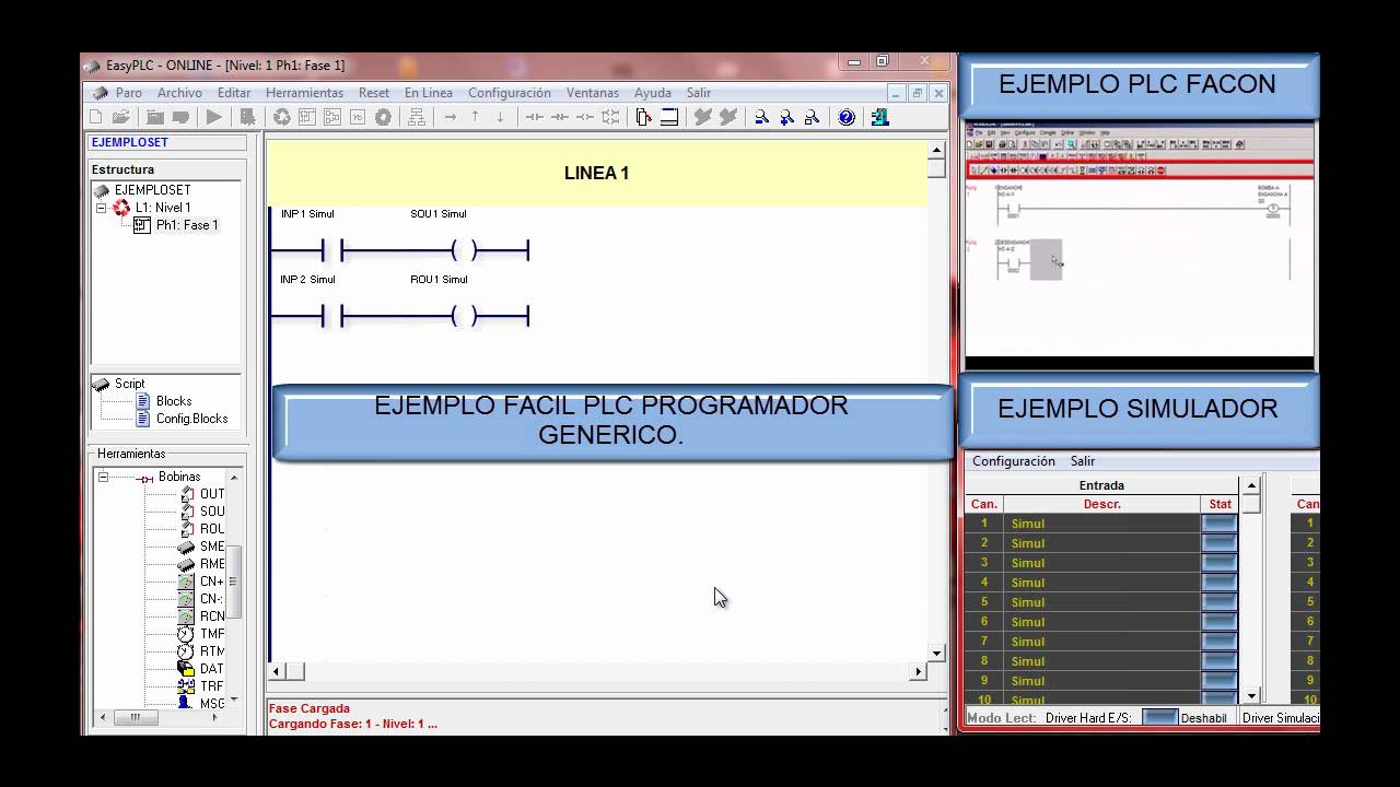 set reset en un PLC - YouTube
