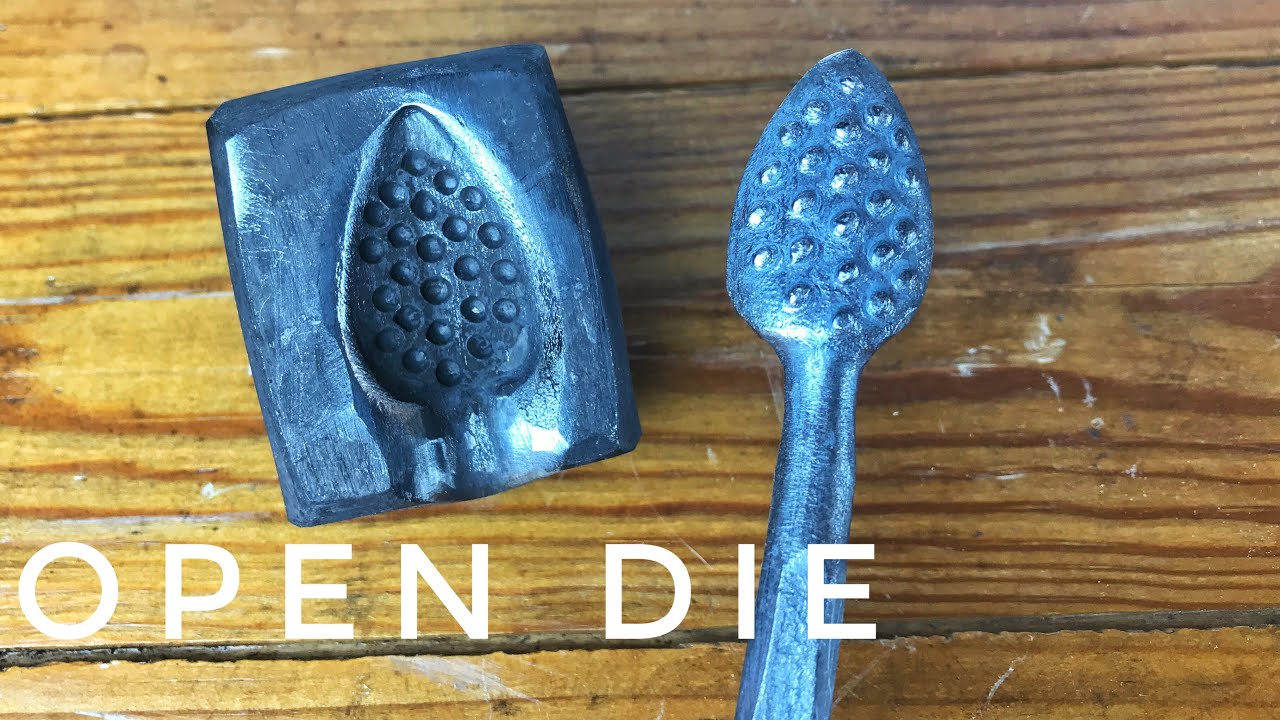 Open forging die for decorative elements - YouTube
