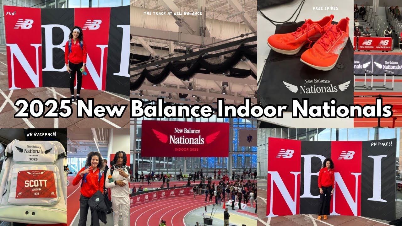 NEW BALANCE INDOOR TRACK NATIONALS! |Backpack, running + more!!! - YouTube