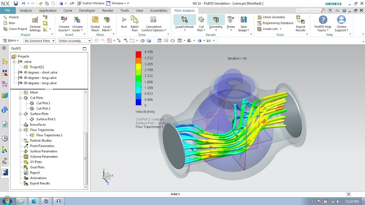 CFD on Determination of Hydraulic Loss in NX Floefd - YouTube