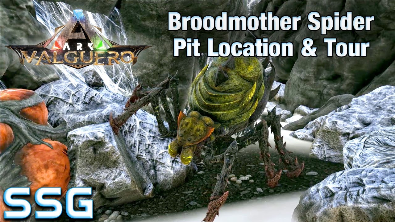 ARK Broodmother Spider Pit Location & Tour SEESHELLGAMING - YouTube