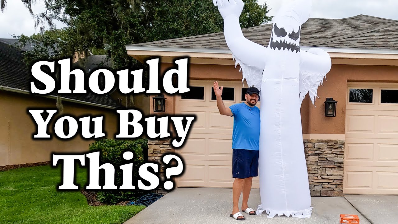 Reviewed: Joiedomi 12 Ft Tall Halloween Inflatable Scary Spooky Ghost ...