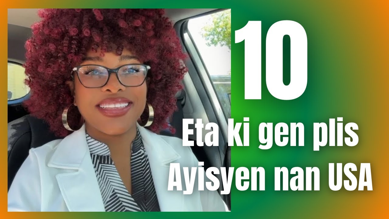 Top 10 State ki gen plis Ayisyen nan USA - YouTube