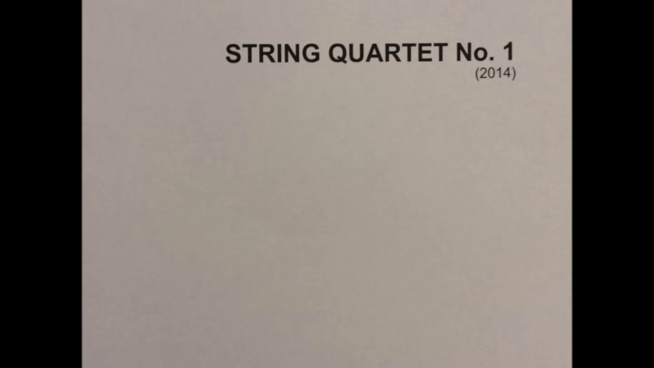 Joseph Phibbs- String Quartet No.1, 1st mvt - YouTube