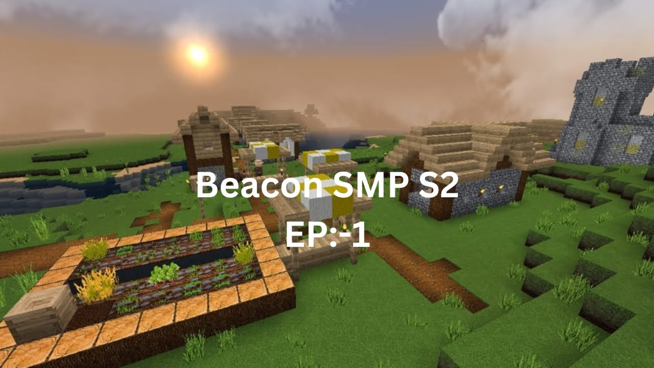 We started to make a base. Beacon SMP S2.#minecraft#server#smp# ...