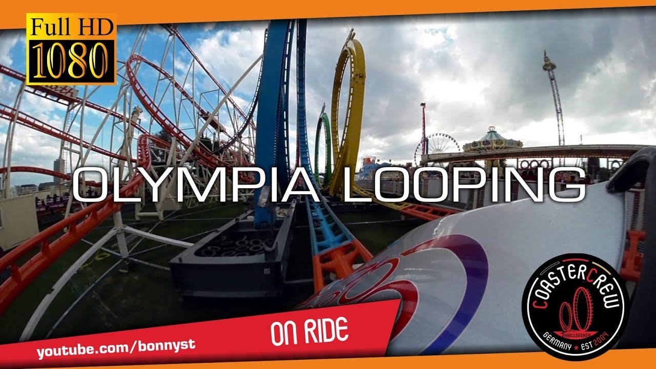Olympia Looping 2017 POV fixed cam Schwarzkopf Roller Coaster ...
