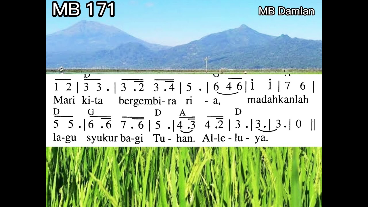 Madah Bakti 170, Mari Kita Bergembira, Lagu Misa Chords - Chordify
