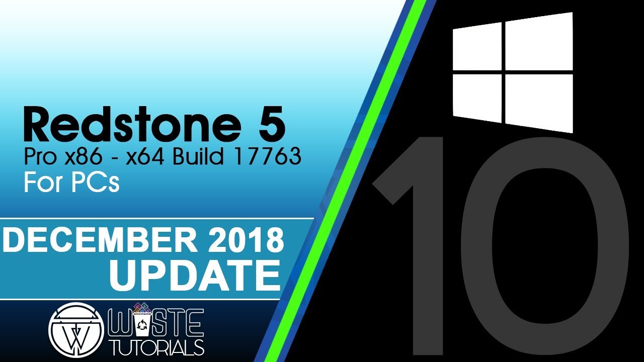 Download and Install Windows 10 Redstone 5 1809 Build 17763 December ...